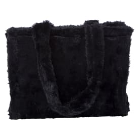 faux fur mini tote bag 10.5in x 8in | Five Below