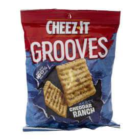 Cheez-It® Grooves® Crunchy Snack Crackers 3.25oz - Zesty Cheddar Ranch ...