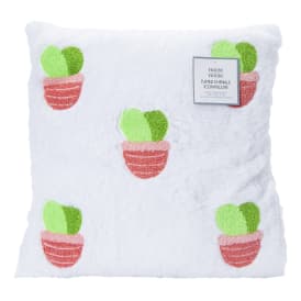 Tufted Chenille Icon Throw Pillow 16in | Five Below
