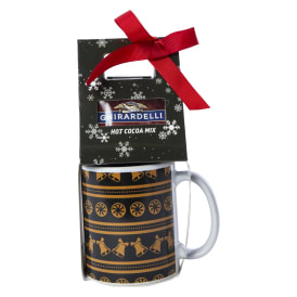 Ghiradelli® Hot Cocoa Mix & Brown Mug Set | Five Below