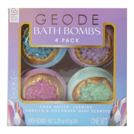 Crystal Scented Bath Bomb 4-Pack Set | Five Below
