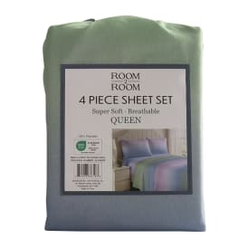 Queen Size 4-Piece Ombre Sheet Set | Five Below