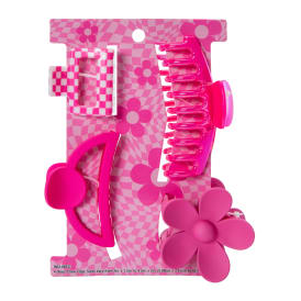 Trendy Claw Clips 4-Count | Five Below