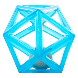 Hollow Geometric Dog Toy With Ball | Five Below