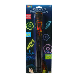 UV Glow Folding Fan 25in | Five Below