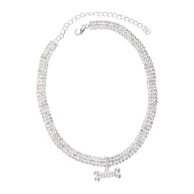 Rhinestone Pet Necklace, Large | Five Below