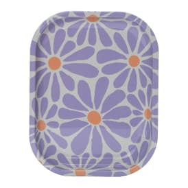 Purple Daisies Decorative Tray 5.5in x 7.1in | Five Below