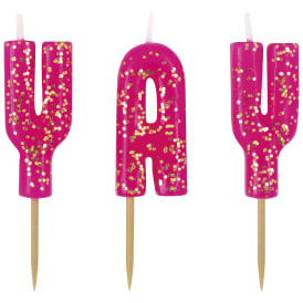 YAY Glitter Birthday Candles 3-Count | Five Below