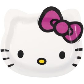 Hello Kitty® Face Paper Plates+G15 9in, 8-Count | Five Below