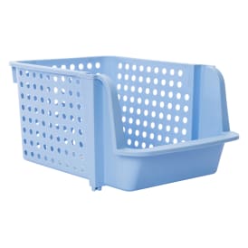 Medium Stackable Plastic Storage Bin 11.61in x 8.66in | Five Below
