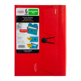 Five Star® 6-Pocket Expanding File | Five Below