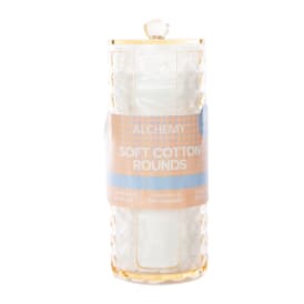 Alchemy Living™ Soft Cotton Rounds & Storage Container 80-Count | Five ...