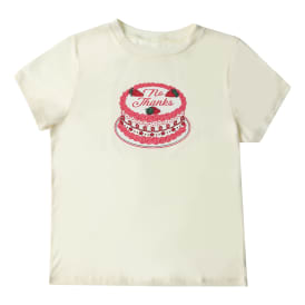 Juniors 'No Thanks' Cake Graphic Tee | Five Below