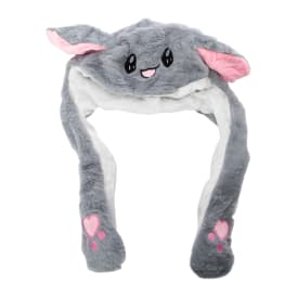 Fuzzy Animal Squeeze Hat With Moving Ears | Five Below