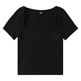 Seamless Square-Neck Ribbed Top | Five Below