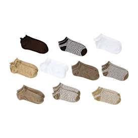 Ladies Low Cut Socks 10-Pack | Five Below
