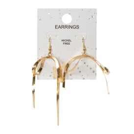 Gold Bow Dangle Earrings | Five Below