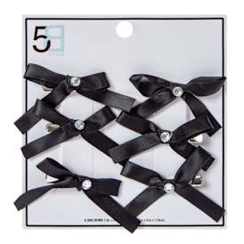 Mini Bow Clips 6-Pack | Five Below