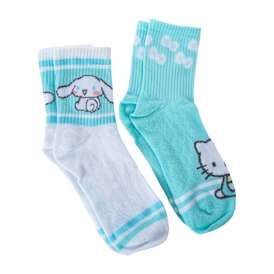 Branded Girls Mid-Crew Socks 2-Pack | Five Below
