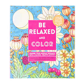 Be Relaxed And Color Coloring Book | Five Below