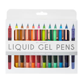 Liquid Gel Pens 12-Count | Five Below