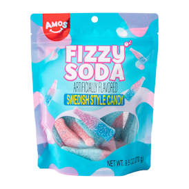 Amos® Fizzy Soda Swedish Style Candy 9.5oz | Five Below