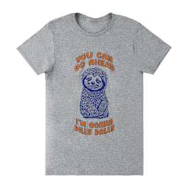 Sloth Dilly Dally Graphic Tee | Five Below