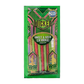 Wicked Sweet & Sour Licorice Candy Filled Ropes 8-Count 2.46oz | Five Below