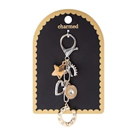 Charmed Luck Charm Cluster Key Ring | Five Below
