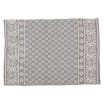 the cotton jacquard pattern rug 2ft x 3ft